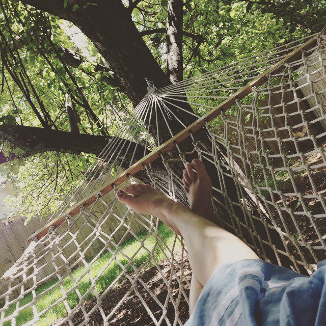 Relaxing Saturday in the Hammock - Amber Hinds
