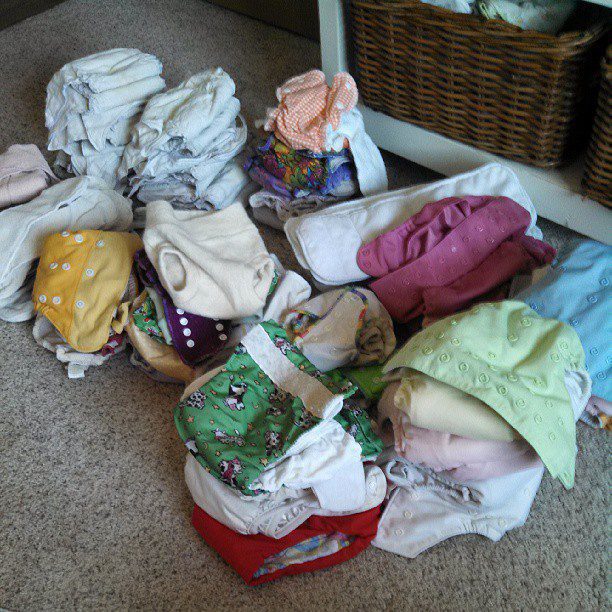 Cloth Diaper Stash Overload - Amber Hinds