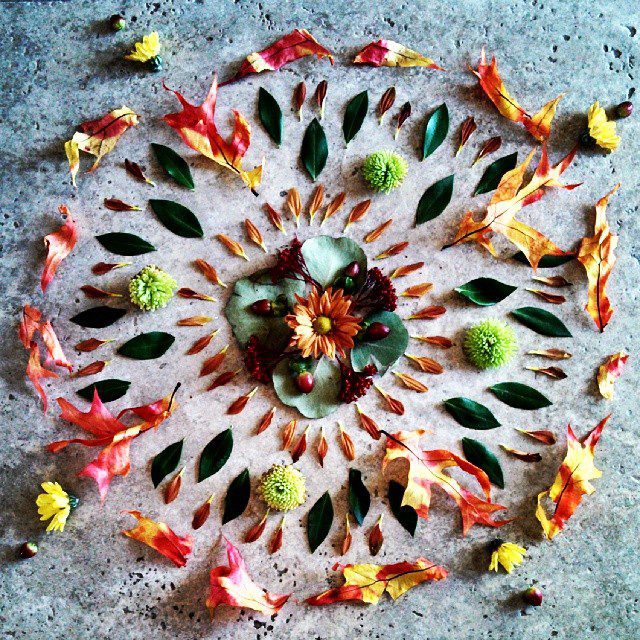 Making a mandala to remember breathing. - Amber Hinds