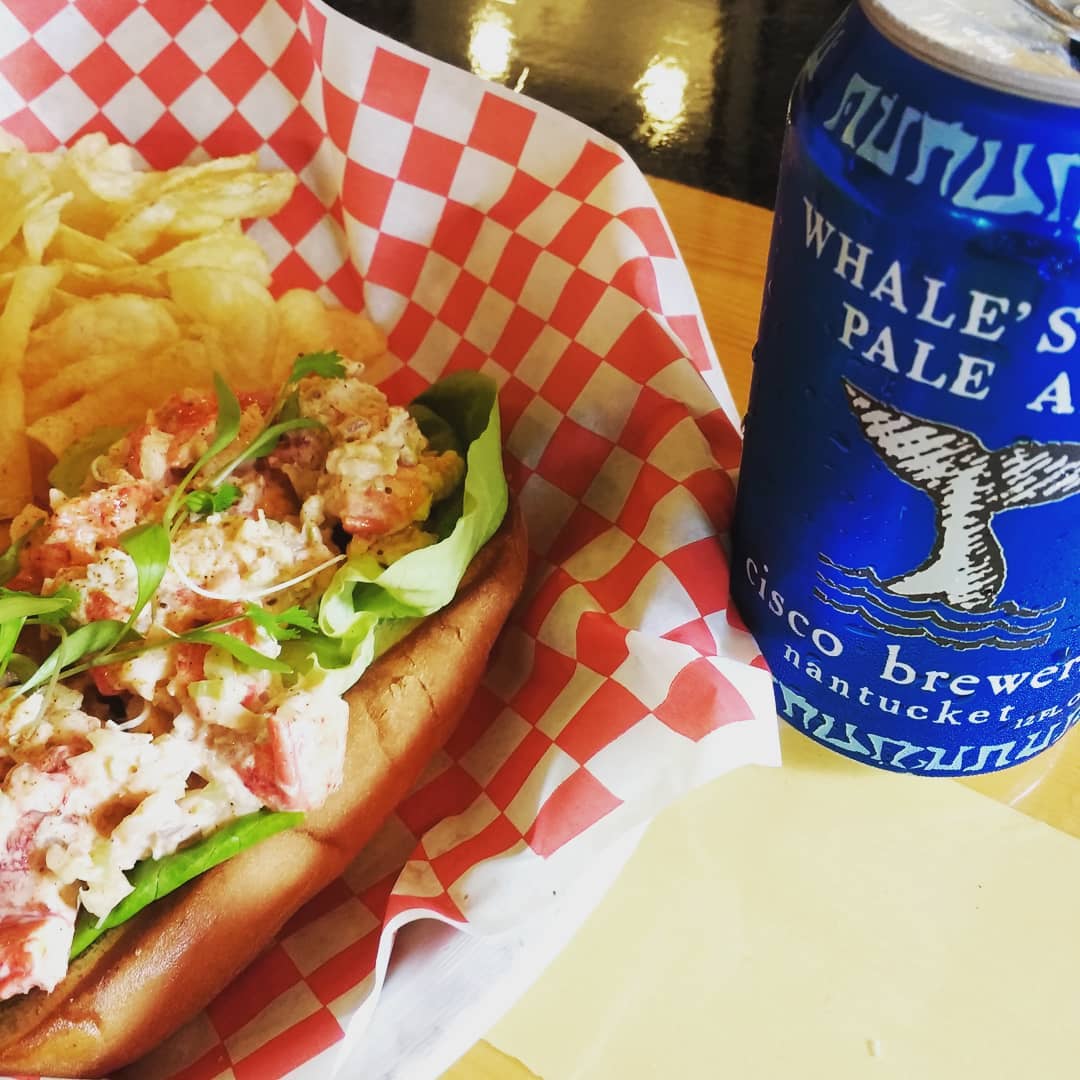 Nostalgic Nantucket Lobster Roll and Beer - Amber Hinds